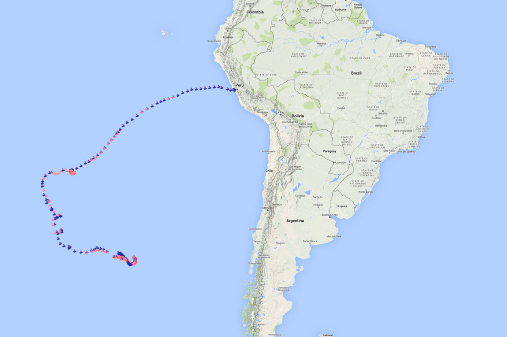 Kon tiki expedition map