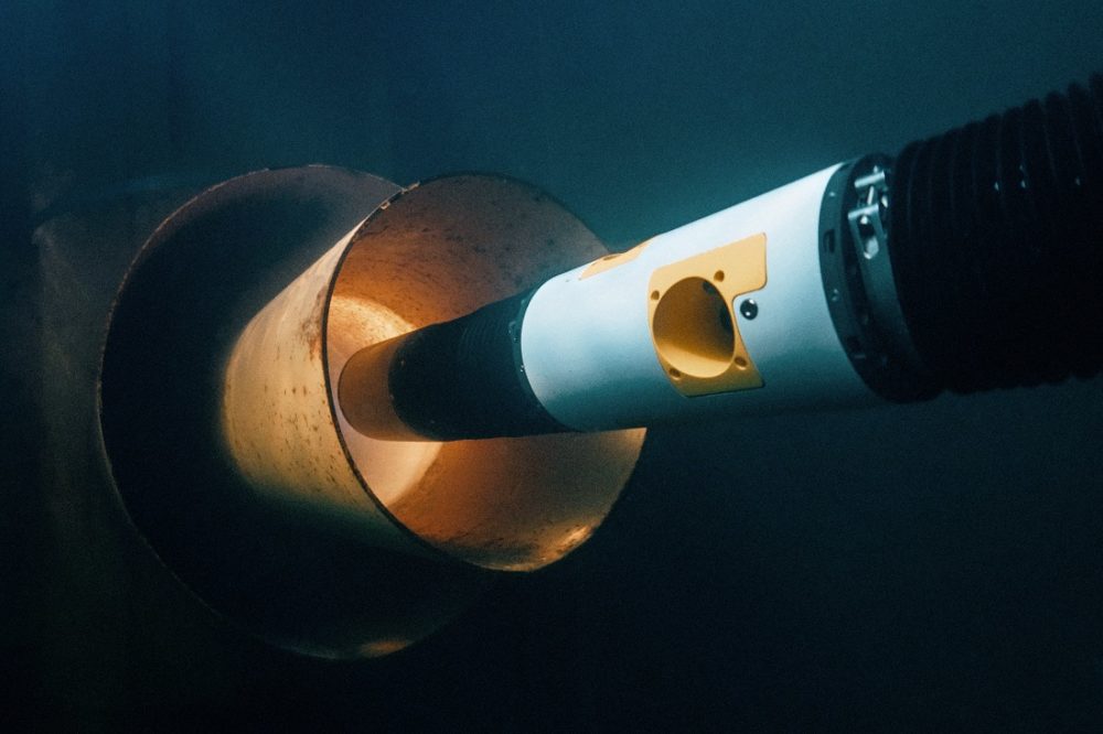 A giant subsea snake robot