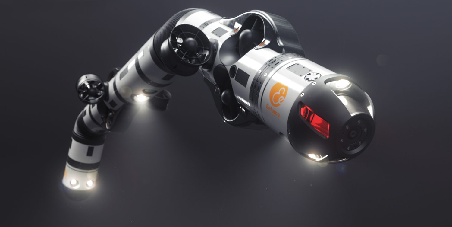 Snake robot ready to go on watch in the deep seas