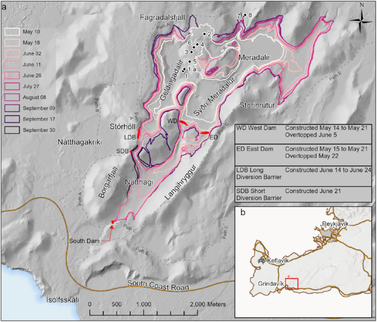 Protecting Iceland's towns from lava flows – with dirt